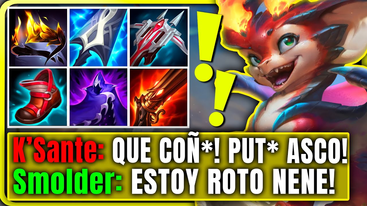 😱¡DESCUBRE la [NUEVA BUILD DE MODA] con SMOLDER que DERRITE ENEMIGOS ...