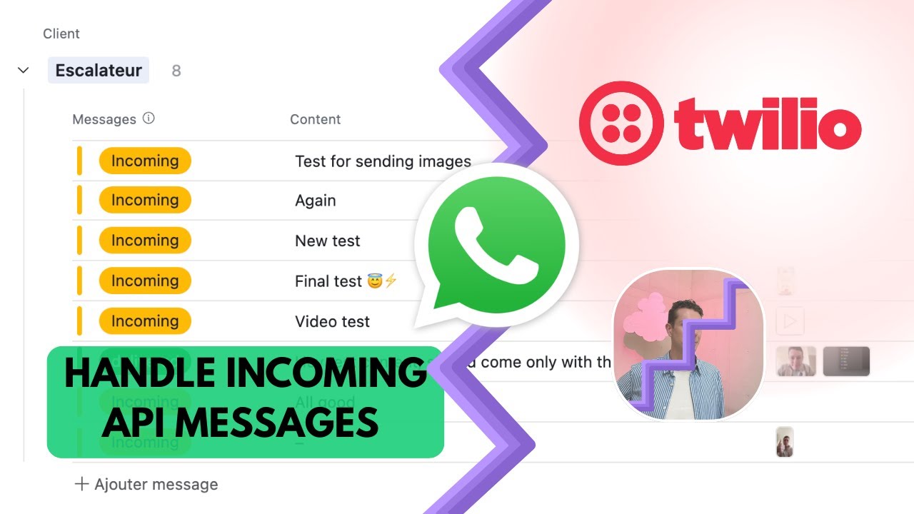 Twilio & Whatsapp - How to Process Incoming Messages - YouTube