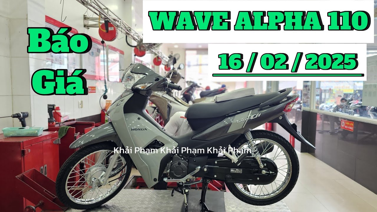 Báo giá Honda WAVE ALPHA mới nhất ngày 16/02/25 tại head Huỳnh Bạch ...