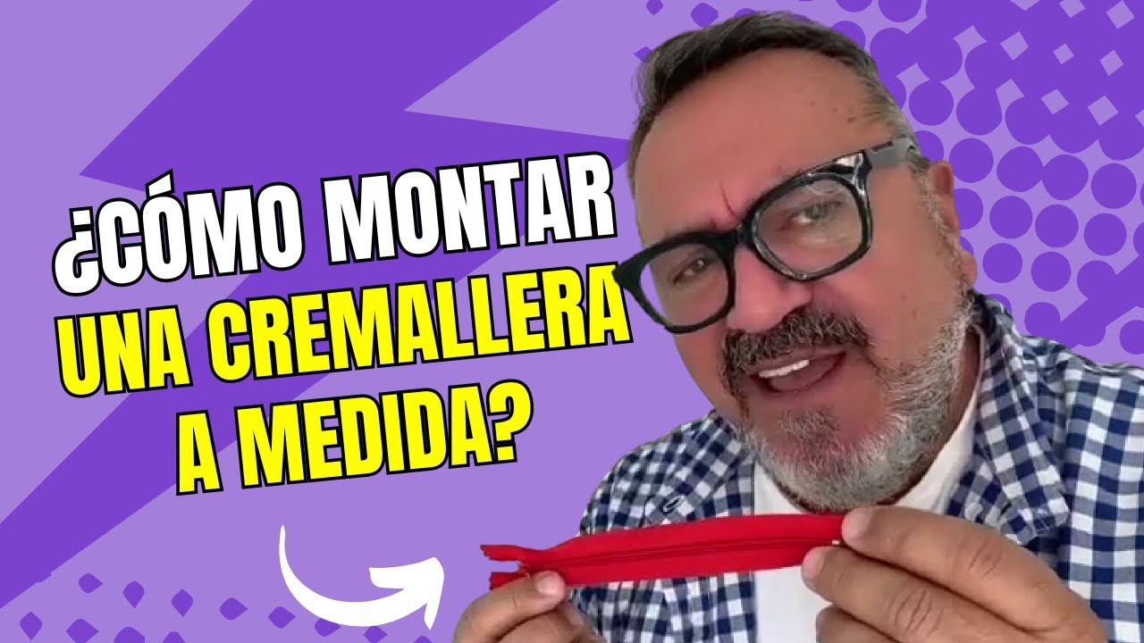 Cómo montar una cremallera a medida | Paso a paso para principiantes ...