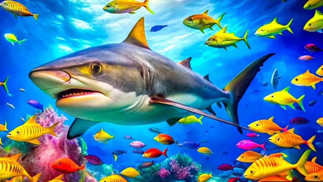 Natural Fish Tank 4K VIDEO - A Wonderland of Colors, Captivating ...
