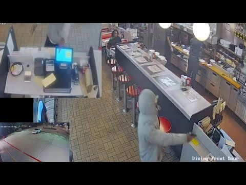 West Houston restaurant robbery captured on video - YouTube