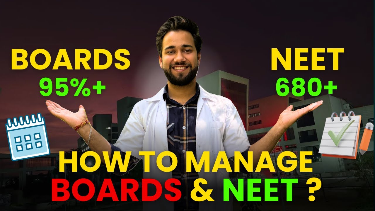 How to Manage NEET & Boards🔥|Complete Planner For 150 Days| Aryan ...