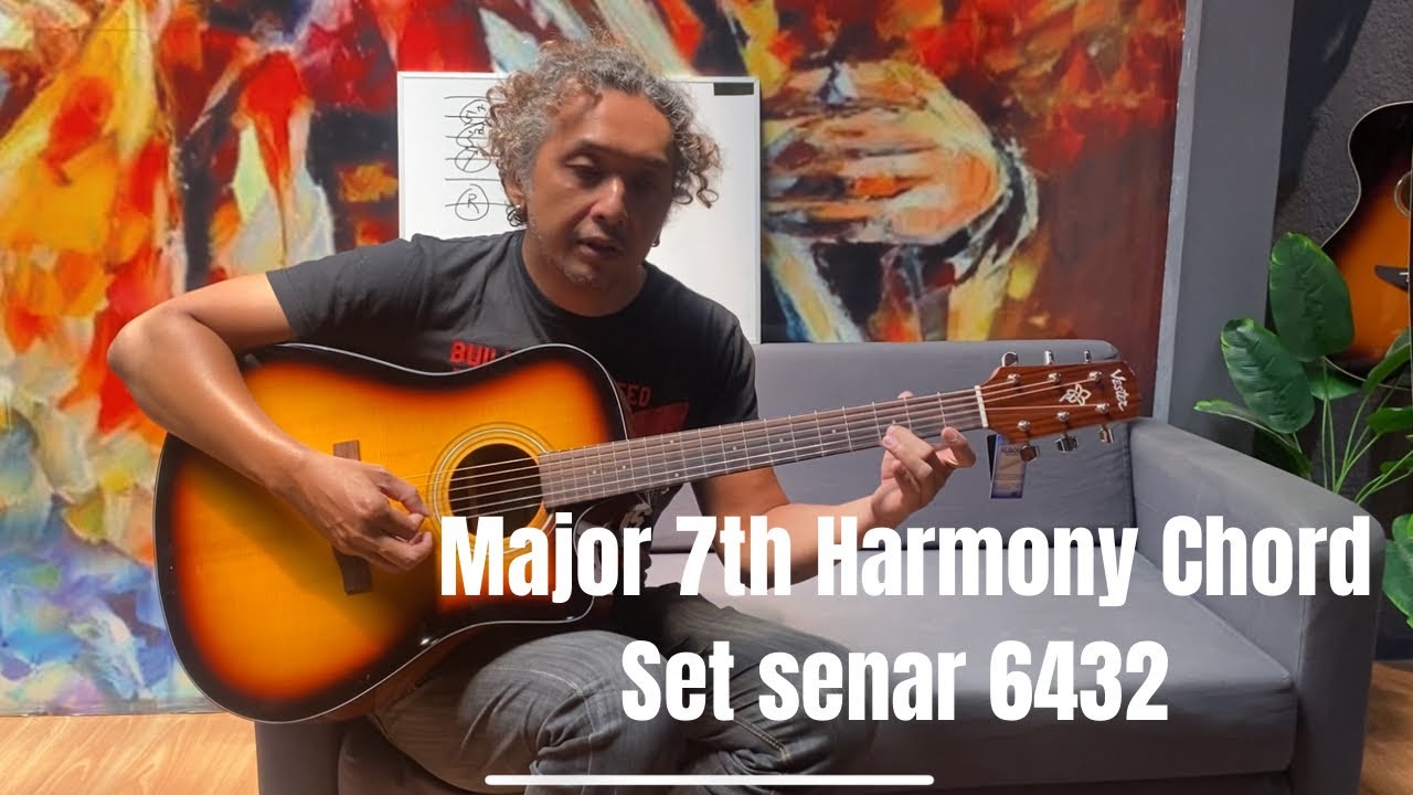 Major 7th Harmony Chord Set senar 6432 - YouTube