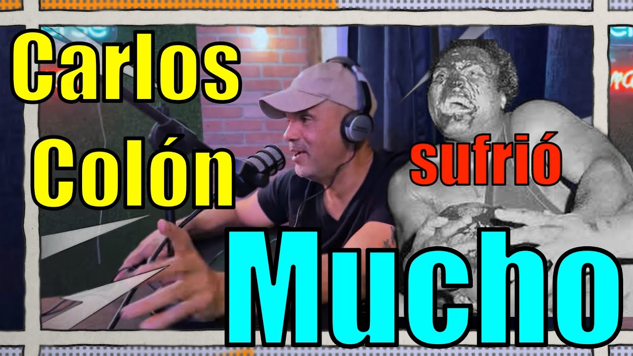Carlos Colón sufrió mucho en sus luchas - YouTube