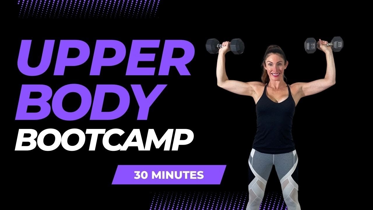 UPPER BODY BOOTCAMP | Core + Cardio | 30 Min - YouTube