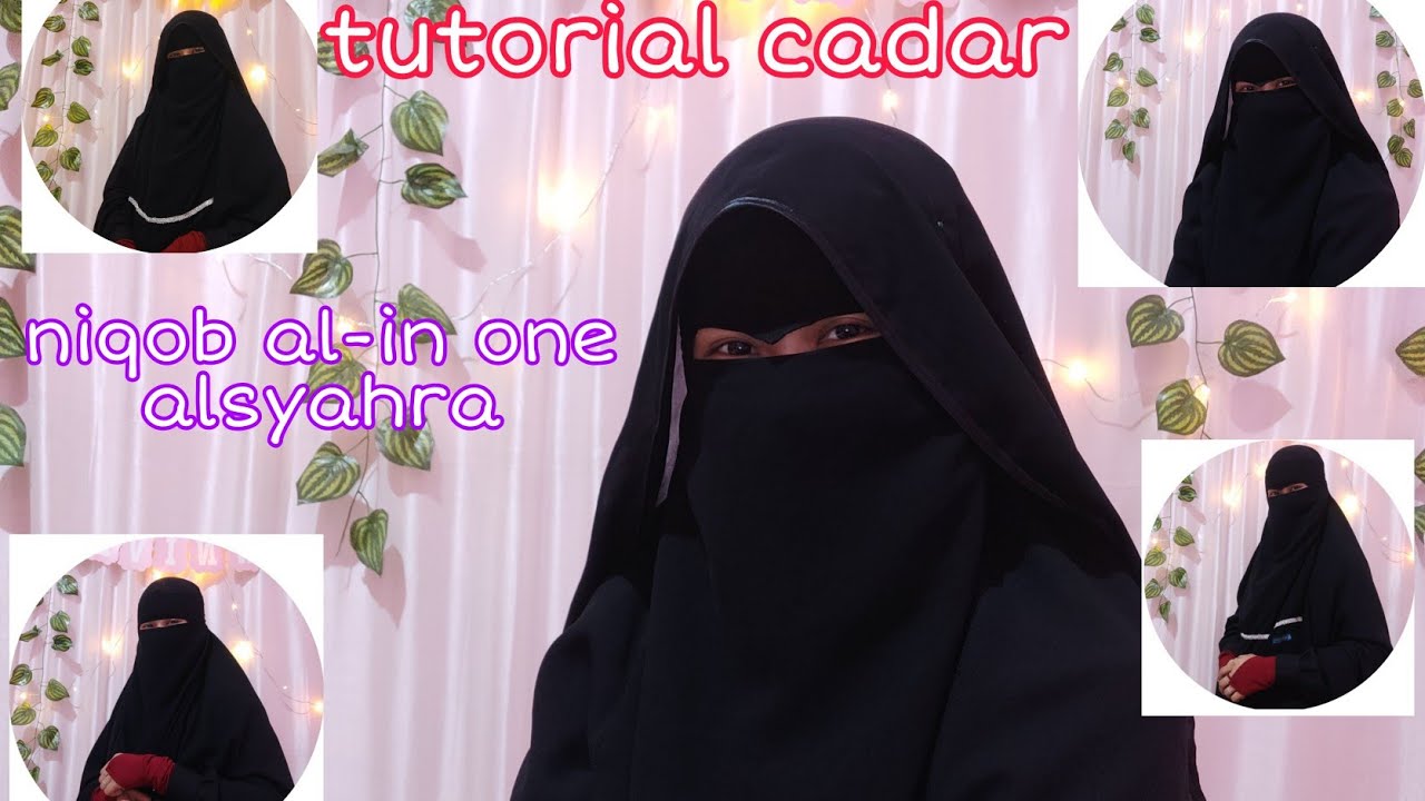 TUTORIAL NIQOB/CADAR AL-IN ONE SATU CADAR BISA 9 STYLE CANTIK BANGET🥰 - YouTube