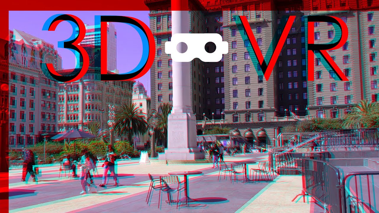 3D SBS VR video - San Francisco Union Square - YouTube