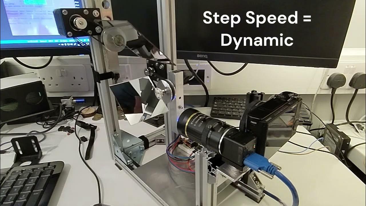 Smoothly moving stepper motors for real-time object detection - YouTube