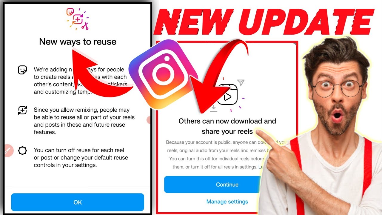 Instagram New Update | New Way To Reuse Instagram Reels |Others Can Now ...
