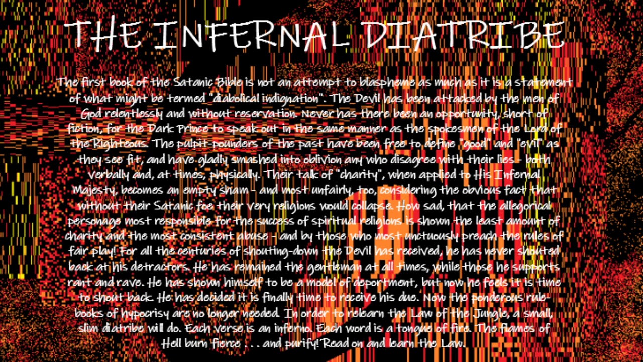 The infernal diatribe - YouTube