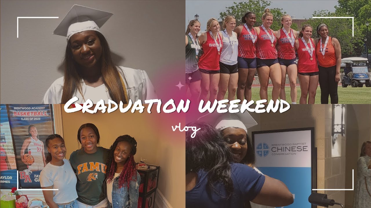 GRADUATION WEEKEND VLOG |last day of school, graduation practice, pre ...