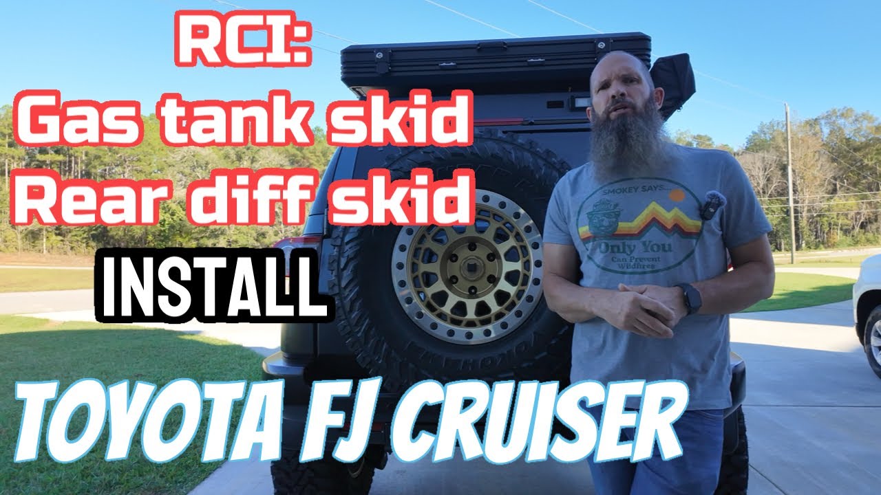 How to install RCI gas tank and rear diff install on Toyota FJ Cruiser ...