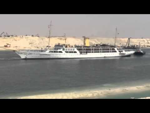 Exclusive: Yacht "mahrousa" in the first new crossing Suez Canal August ...