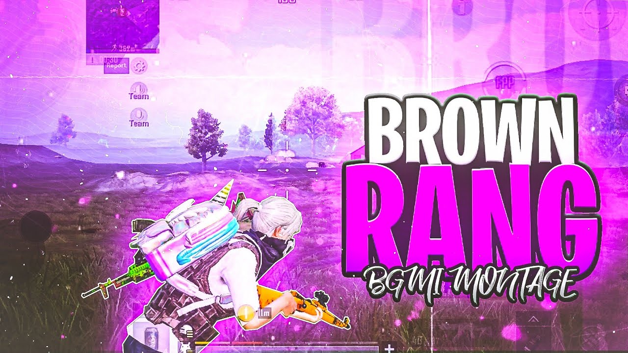 BROWN RANG 💞 LIKE BEAST HERE?? | PUBG BEAT SYNC VELOCITY MONTAGE ...