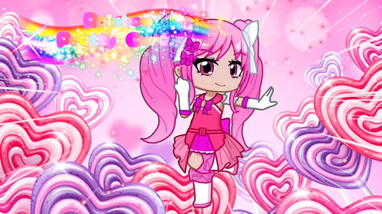 Rainbow Pretty Cure | Cure Candy’s Transformation | Gacha Life 2 - YouTube