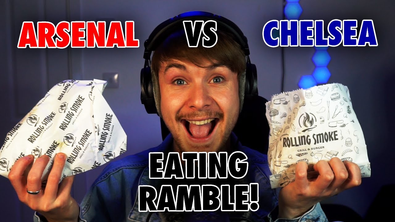 ASMR Matchday Ramble | Chelsea vs. Arsenal (Eating Video) - YouTube