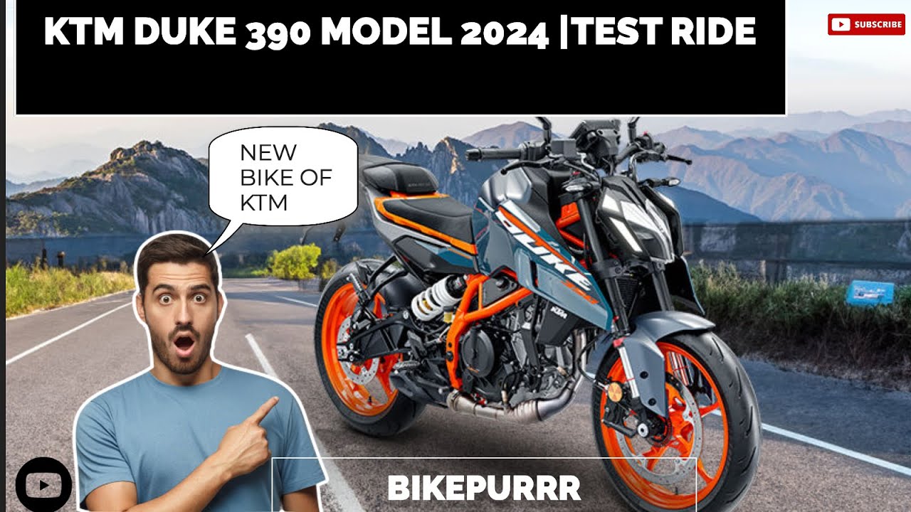 All New KTM Duke 390 test Drive - 390cc की !! duke 390 new model 2024 # ...