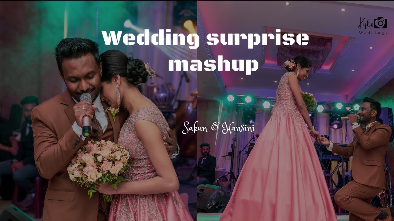 Wedding Surprise Mashup | Sakun & Hansini wedding day - YouTube