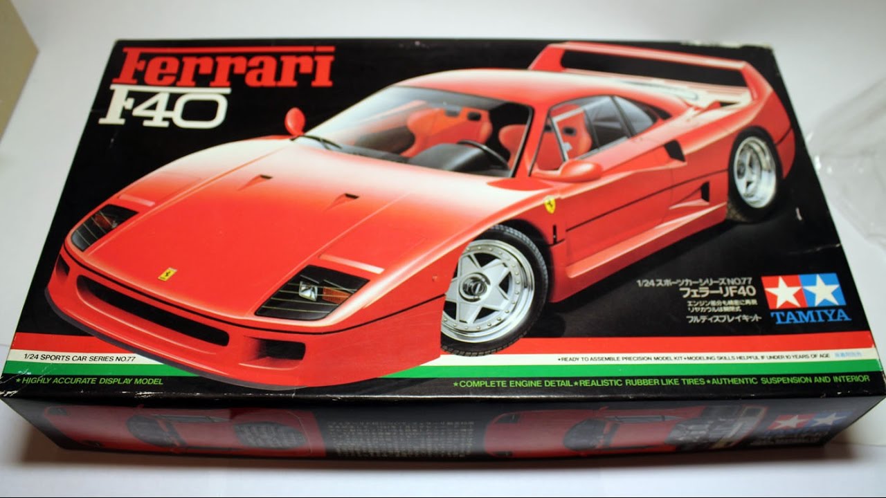 Обзор Tamiya Ferrari F40 - YouTube