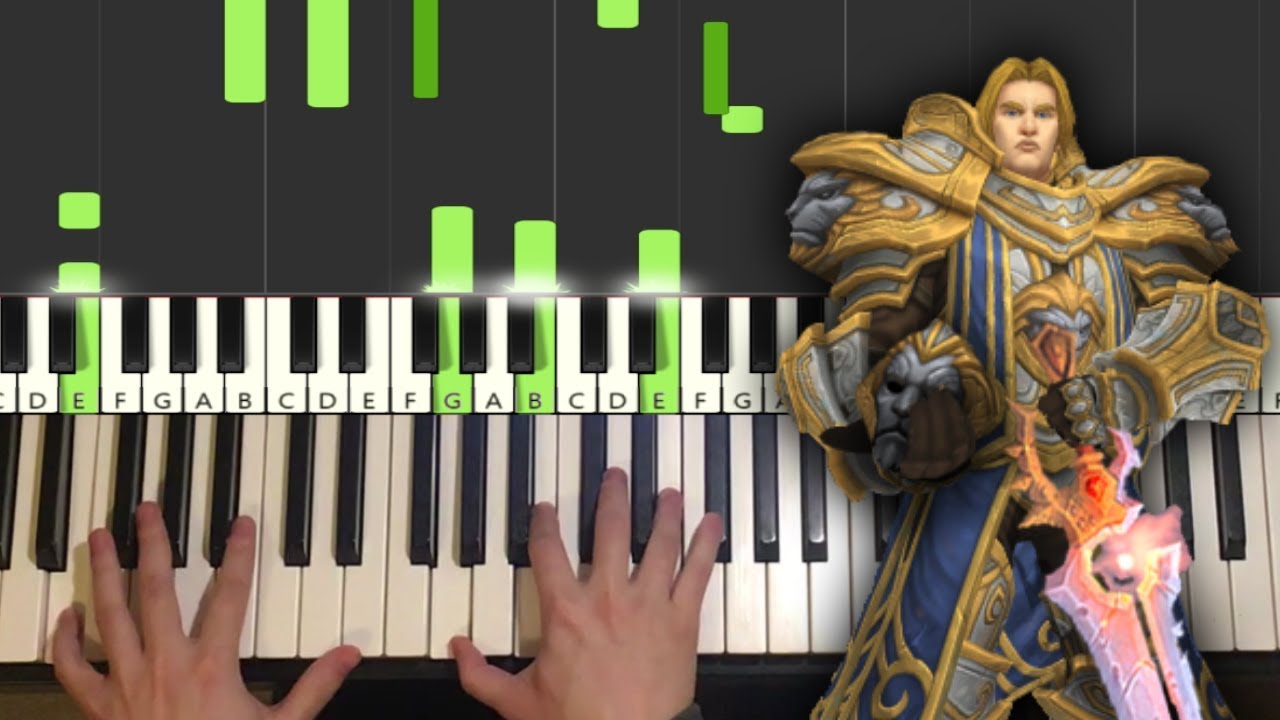 World of Warcraft - Anduin's Theme (Piano Tutorial Lesson) - YouTube