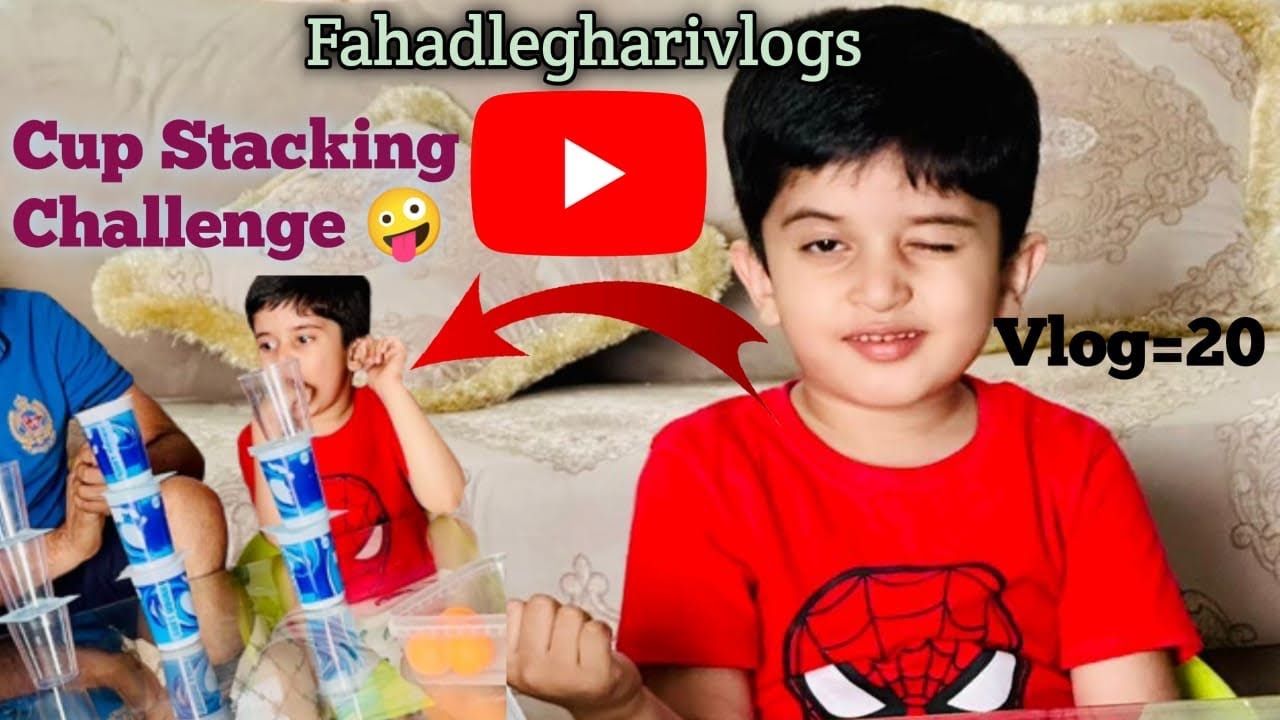 Cup Stacking Challenge 🏆||Speed Stacking world Record Attempt||Fahad vs Haris|| - YouTube