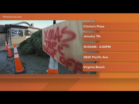 Post-holiday tradition for Christmas trees continues in the 757 - YouTube
