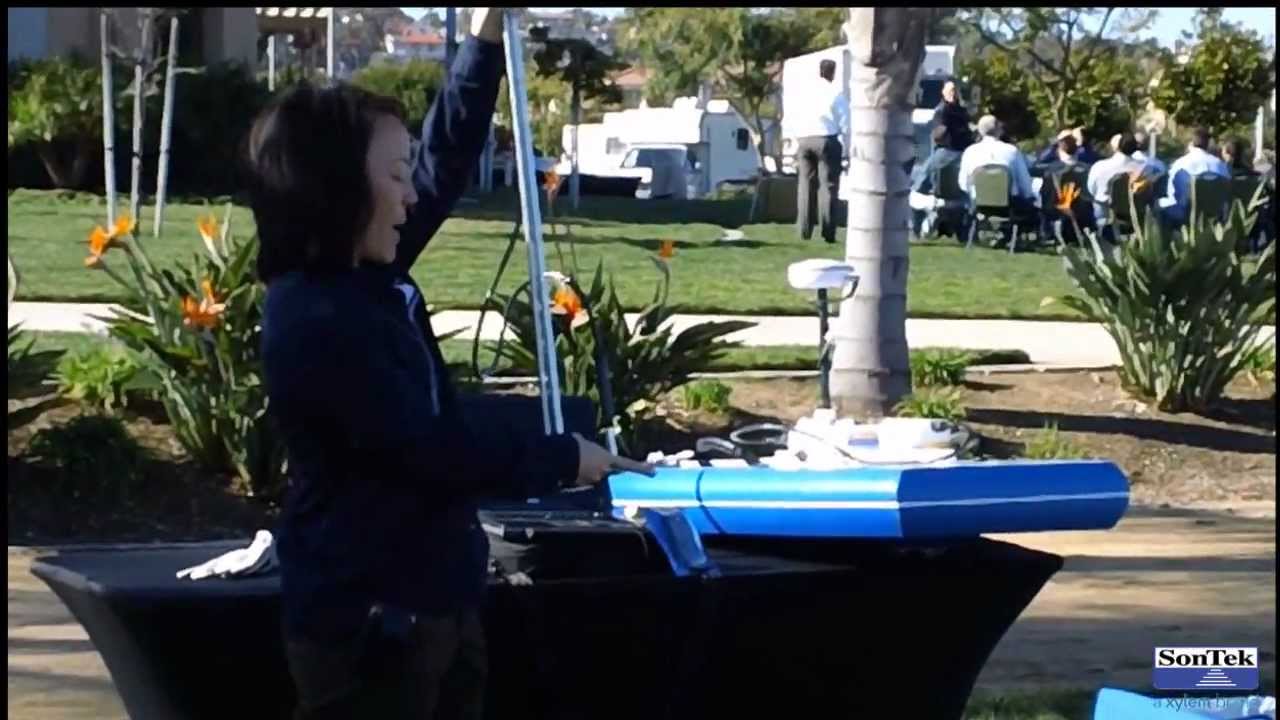 2012 North American Environmental Field Conference - SonTek FlowTracker - YouTube