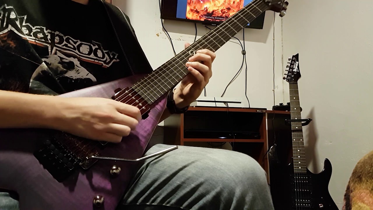 Rhapsody - Tempesta di fuoco (solo cover) | Chapman Mlv Pro - YouTube