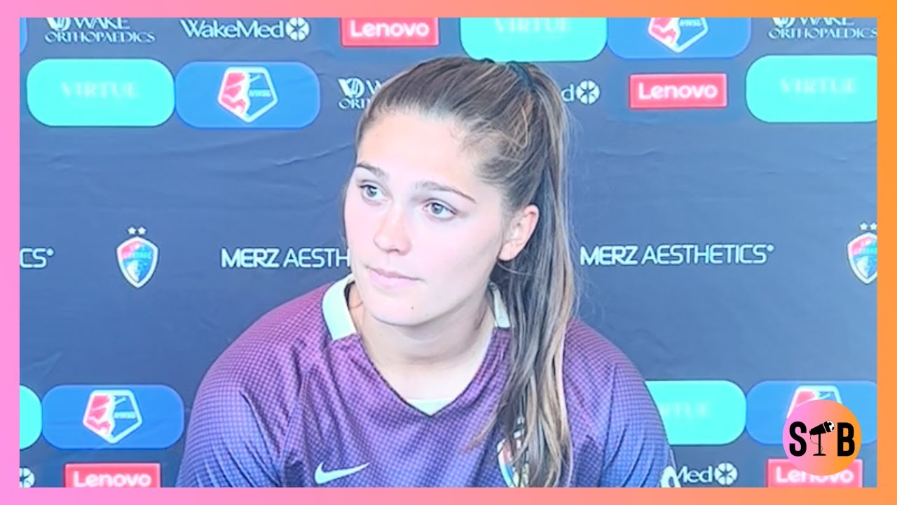 Mille Gejl post-match NC Courage 1-0 KC Current - YouTube