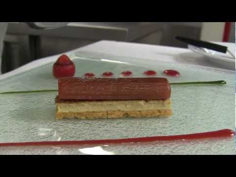3 Michelin Gilles Goujon prepares a dish with foie gras