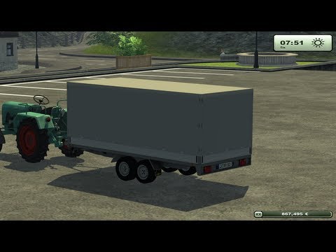 Mod Humbaur Trailer Farming Simulator 2013 Tuto Vidéo - YouTube