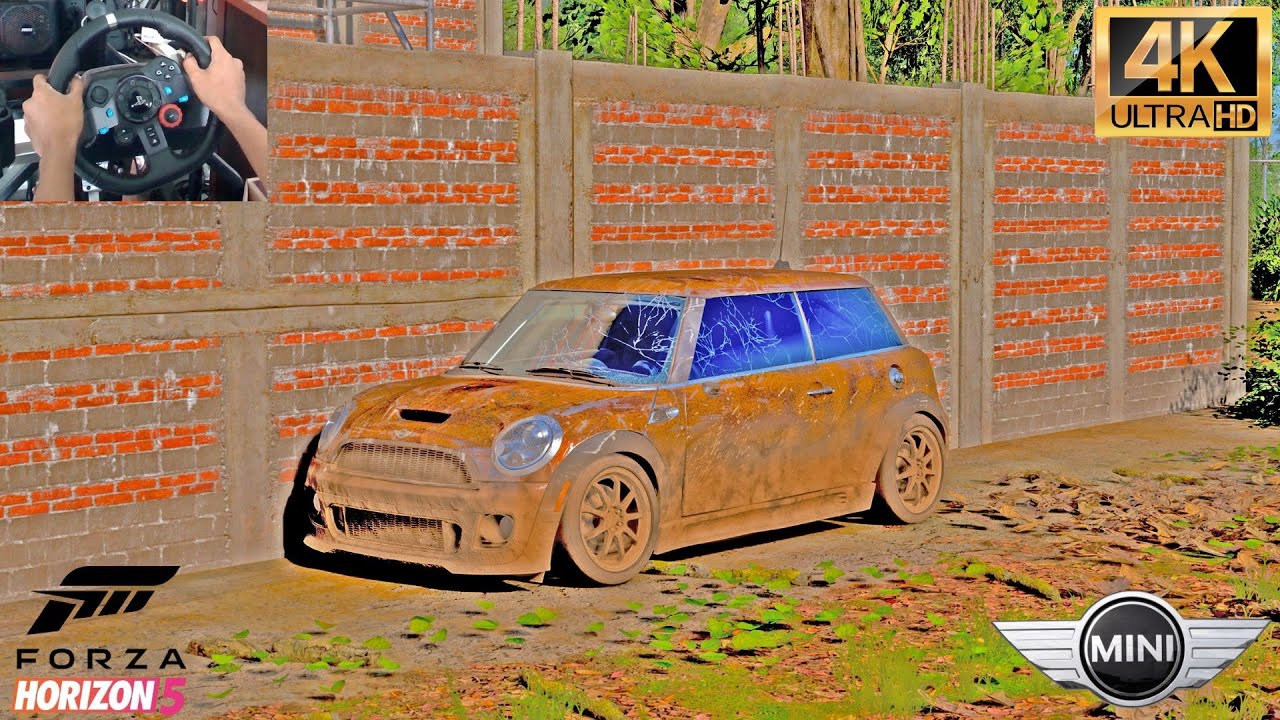 REBUILDING MINI COOPER | Forza Horizon 5 | Logitech g29 gameplay. - YouTube