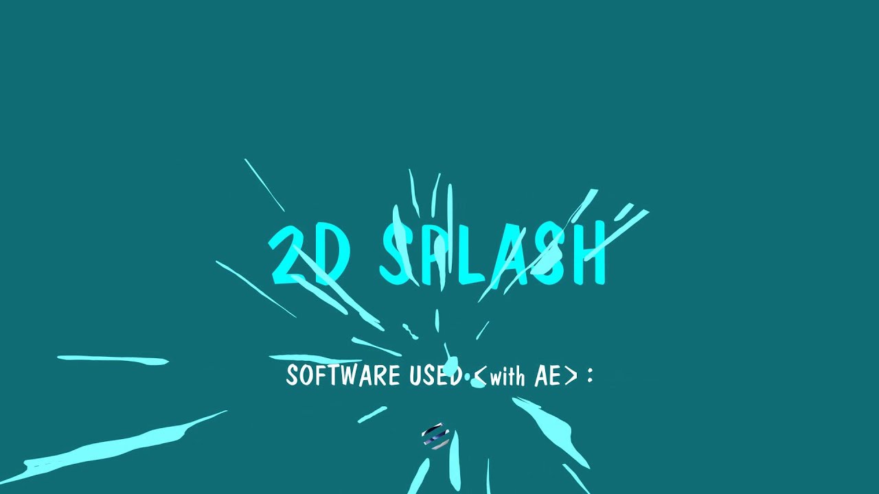 2D Splash ! - AE Animation - Project file in description - YouTube
