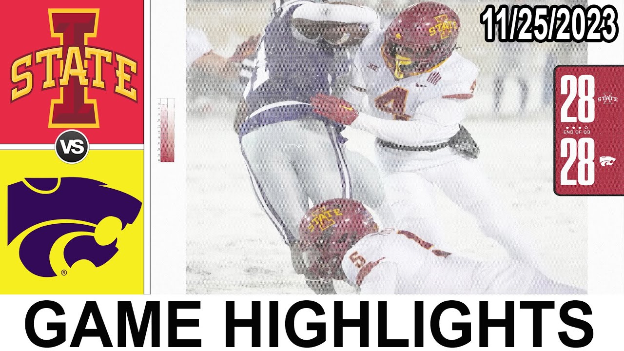 Iowa State vs Kansas State FULL GAME 3rd QTR WEEK 13 | NCAAF Highlights ...