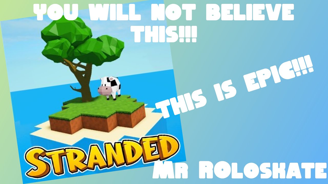 NEW GAME CALLED STRANDED!!! Roblox Stranded - YouTube