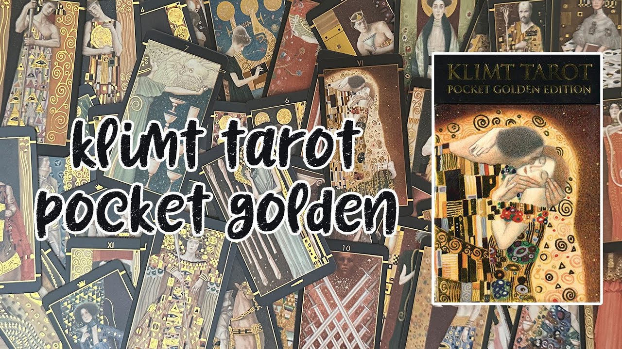 Golden Tarot of Klimt Mini Deck: Pocket Gold Edition by Atanas A ...