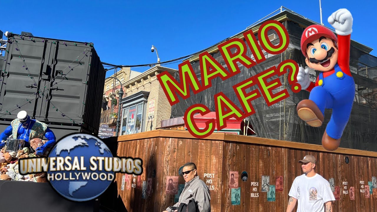 Is A Mario Café Coming To Universal Studios Hollywood? - YouTube