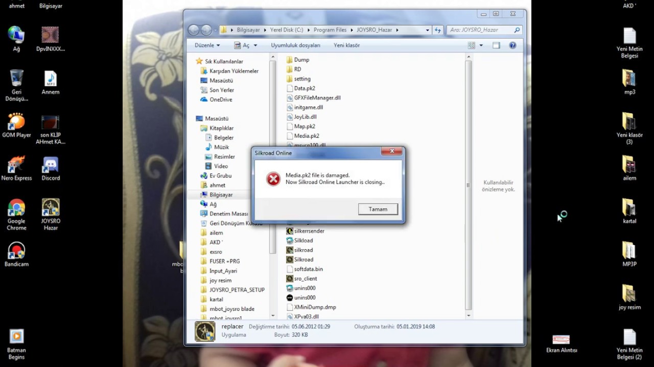 JOYSRO Media pk2 files hatası çözümü - YouTube