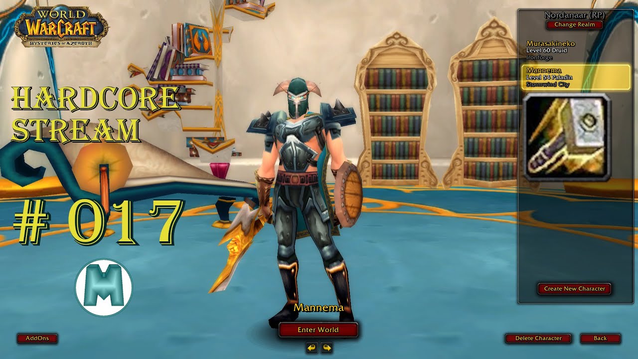 Turtle WoW HC [017] LVL 53 Paladin chill leveling - YouTube