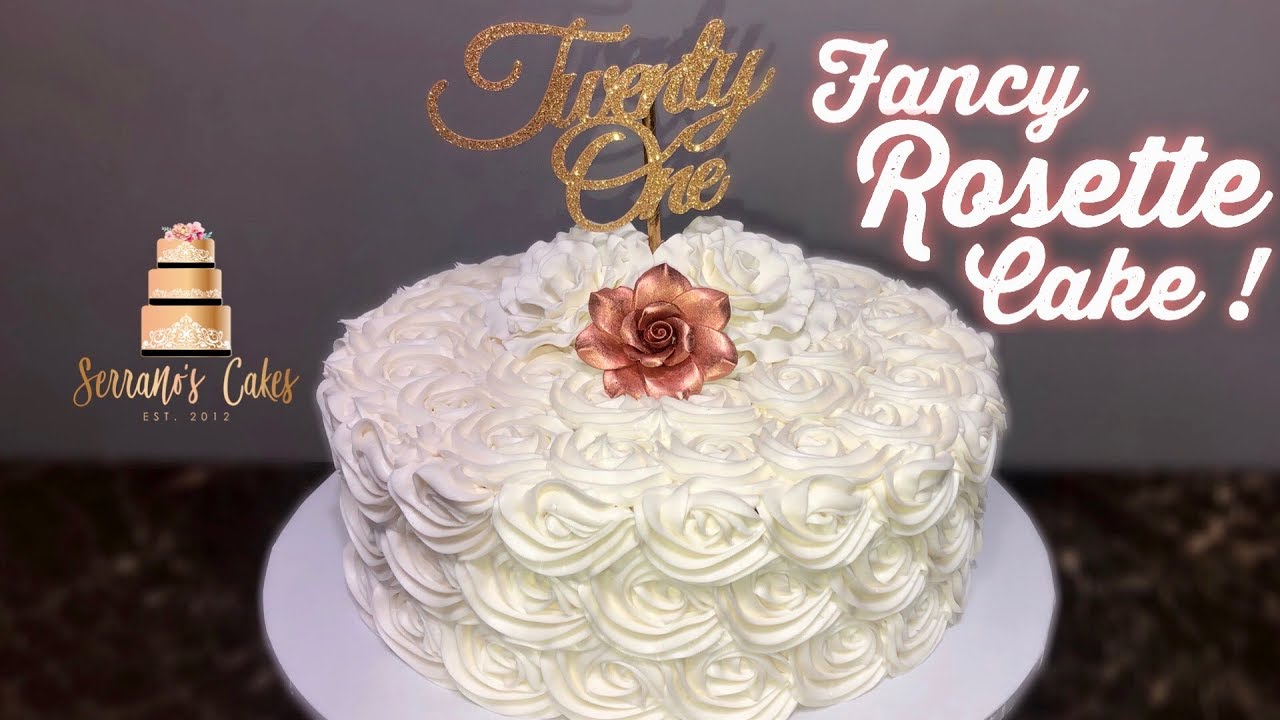 HOW TO MAKE A ROSETTE CAKE | EASY - YouTube