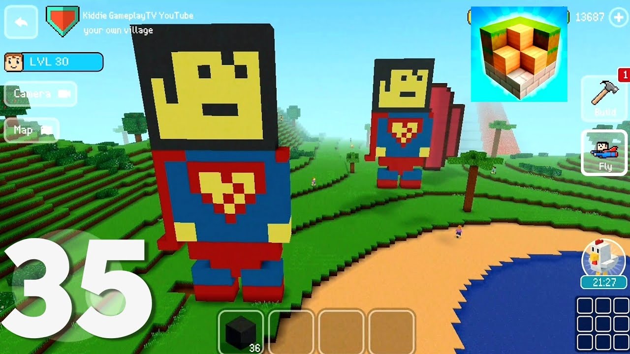 Super Man 🦸‍♂️ | Block Craft: 3D Building Simulator Games For Free ...