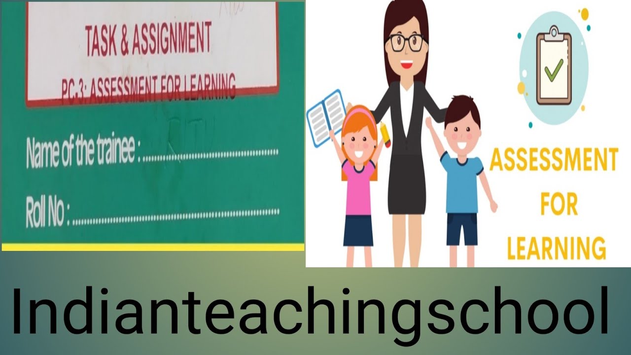 B. Ed 2nd year assignment of assessment for learning - YouTube