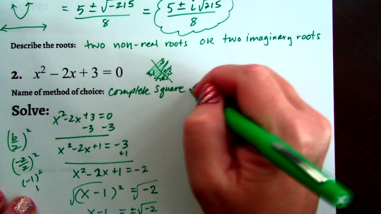 M2 Solving Quadratics - YouTube
