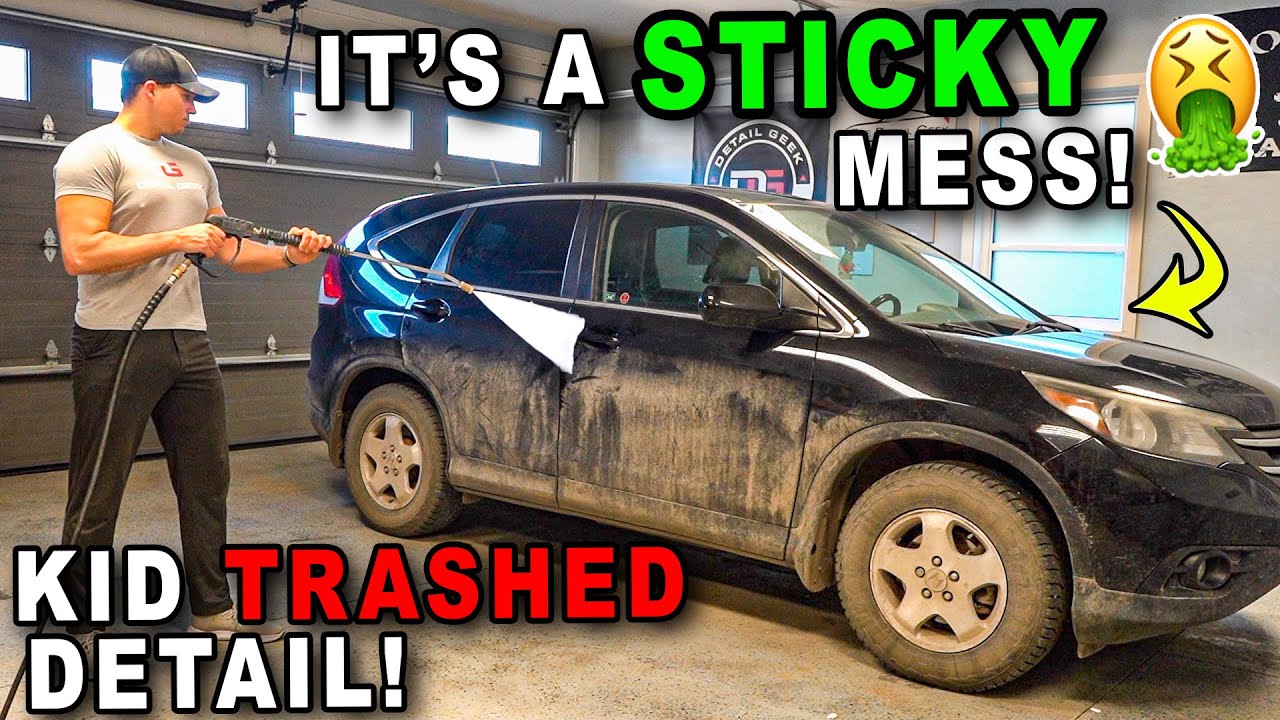 Can I Make This TRASHED Honda Look New Again?! | The Detail Geek - YouTube