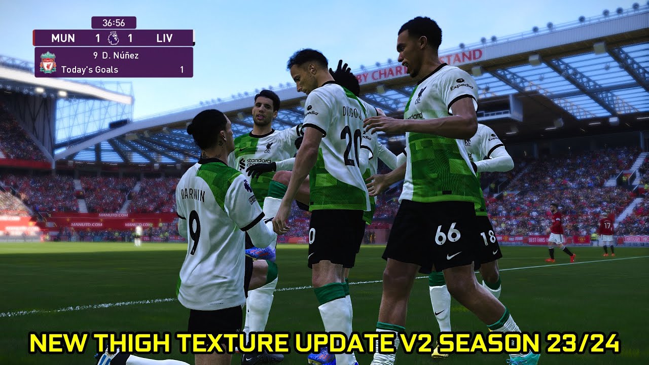 NEW THIGH TEXTURE UPDATE V2 SEASON 23/24 || ALL PATCH COMPATIBLE ...