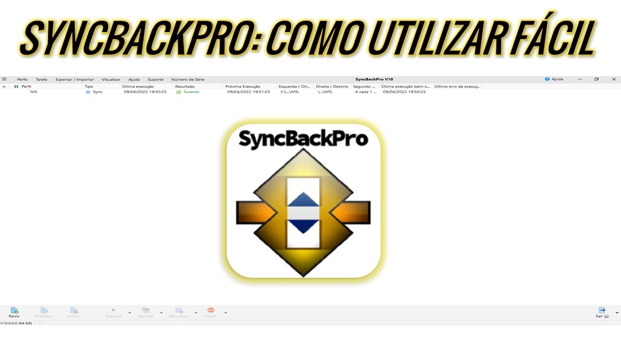 SYNCBACKPRO: COMO UTILIZAR FÁCIL (MELHOR SOFTWARE PAGO PARA SINCRONIZAR ...