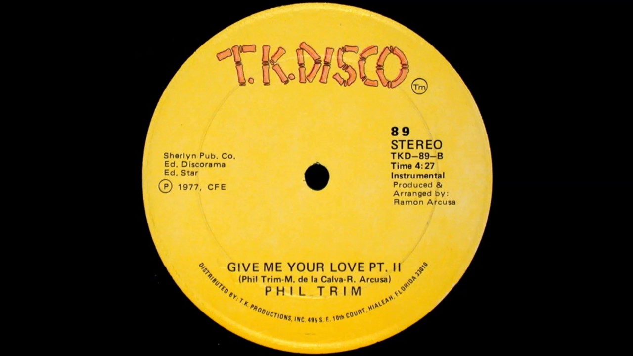 Phil Trim - Give me your love (1977) Instrumental_Vinyl - YouTube