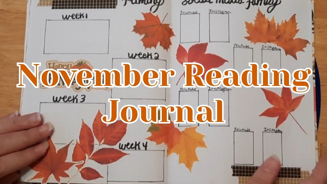 🍁NOVEMBER (2022) READING JOURNAL🍁 - YouTube