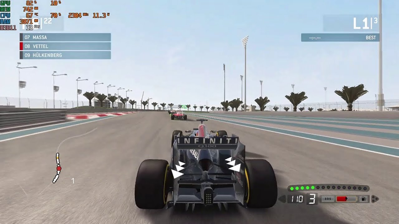 F1 (2013) on Intel i3, 8GB RAM, 520 Graphics - YouTube